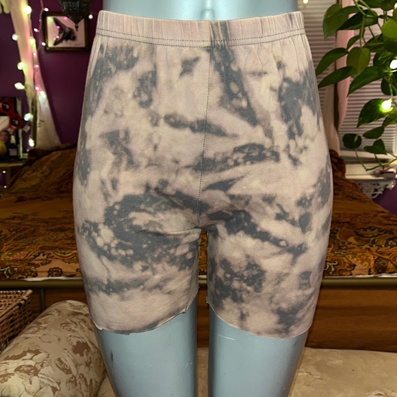 PrettyLittleThing | Shorts | Boho Grunge Diy Tie Dye Biker Booty Shorts ...
